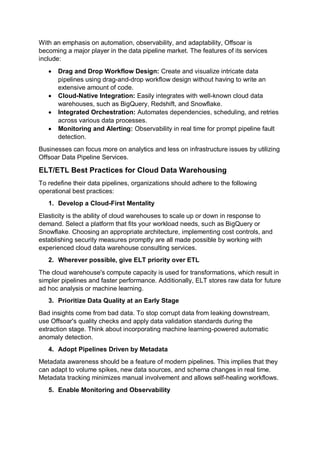 Modernizing Data Pipelines: ETL & ELT Best Practices for Cloud ...