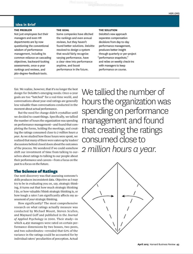 Reinventing performance management | PDF
