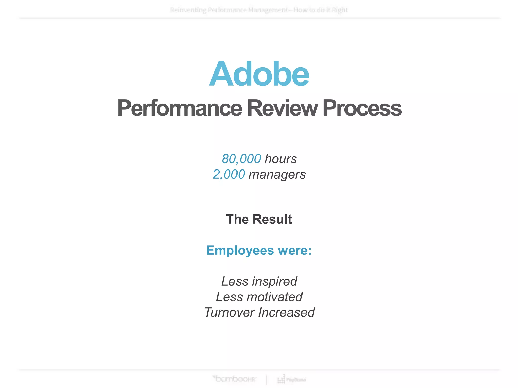 Reinventing Performance Management - How to do it right | PPTX