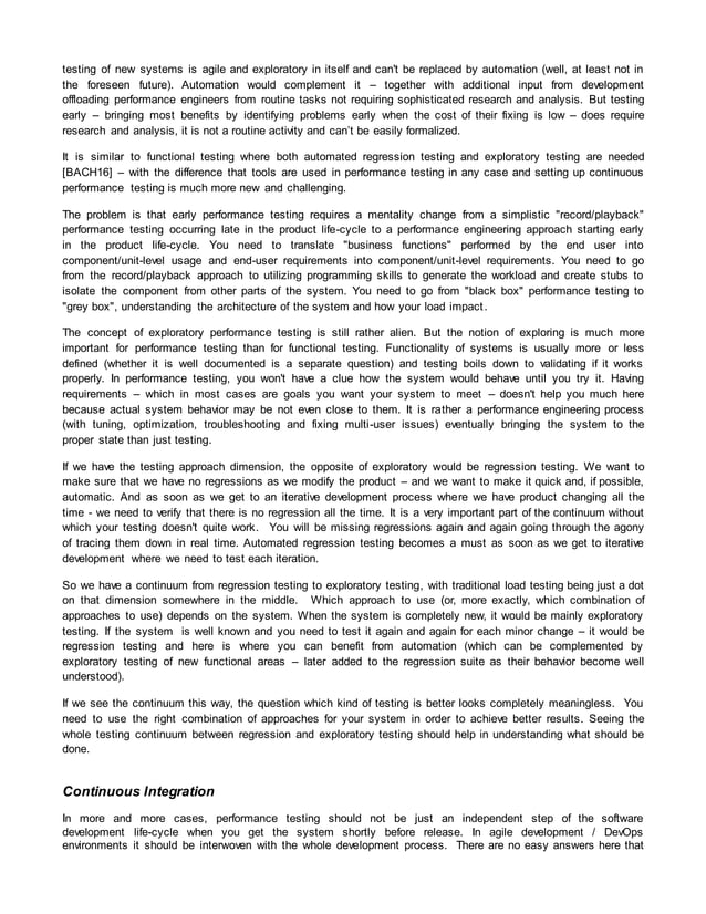 Reinventing Performance Testing. CMG imPACt 2016 paper | DOCX | Web ...