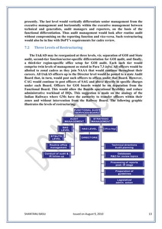 Reinventing the Indian Audit & Accounts Service | PDF