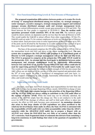 Reinventing the Indian Audit & Accounts Service | PDF