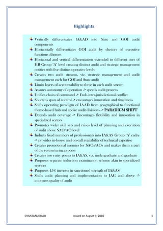 Reinventing the Indian Audit & Accounts Service | PDF