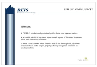 REIS ANNUAL REPORT | PDF