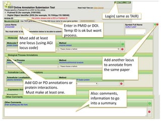 TAIR ICAR 2010 Presentation | PPTX | Databases | Computer Software and Applications