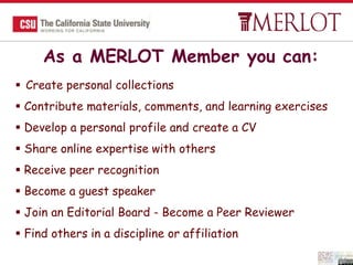 The Evolution of MERLOT | PPT