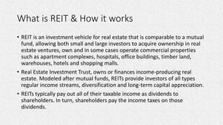 REIT-ALL YOU WANT TO KNOW | PPT