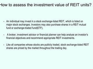 Reits in india | PPTX