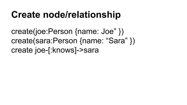 An Introduction to Neo4j | PPTX | Databases | Computer Software and Applications