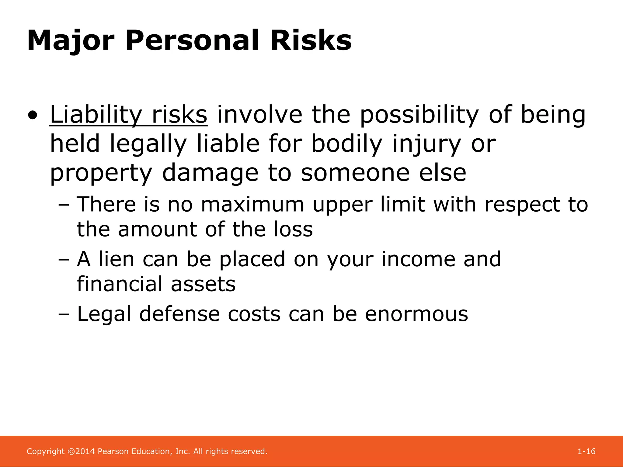 Rejda chapter 1 slides risk and its treatment | PPT