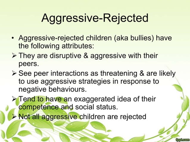 Rejection (middle children) | PPTX | Parenting Children Aged 4-11 ...