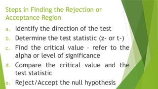 Rejection-Region.pptx.............................. | PPTX