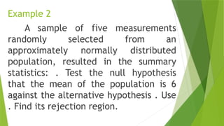 Rejection-Region.pptx.............................. | PPTX
