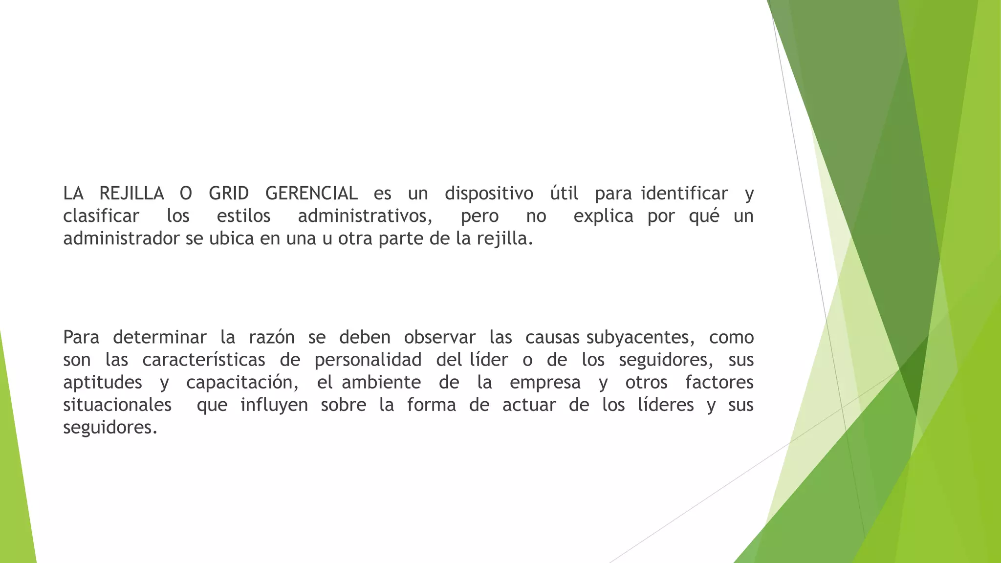 Rejilla gerencial , grid gerencial, | PPTX