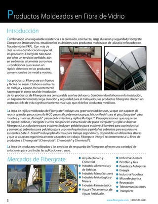 Rejillas y productos moldeados | PDF