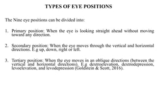 OCULAR MOTILITY, OCULAR MOVEMENT OF THE EYE .pptx