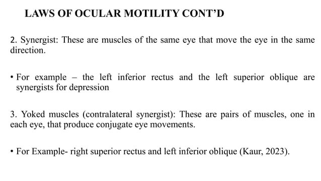 OCULAR MOTILITY, OCULAR MOVEMENT OF THE EYE .pptx