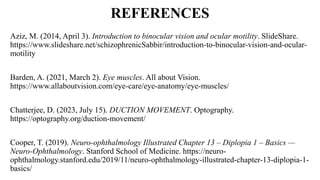 OCULAR MOTILITY, OCULAR MOVEMENT OF THE EYE .pptx