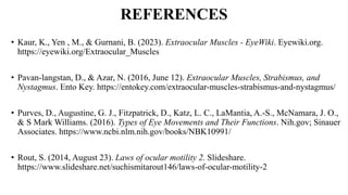 OCULAR MOTILITY, OCULAR MOVEMENT OF THE EYE .pptx