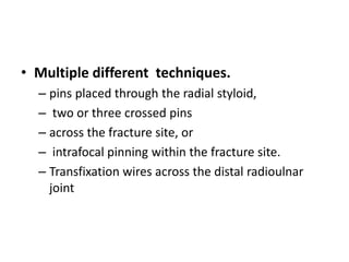 Distal Radius Fractures- Journal club | PPTX