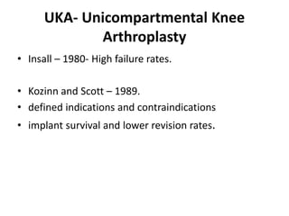 HTO vs UKA in unicompartmental OA Knee | PPTX