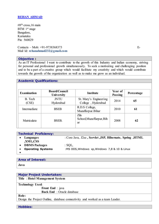 Rehan Resume | DOCX