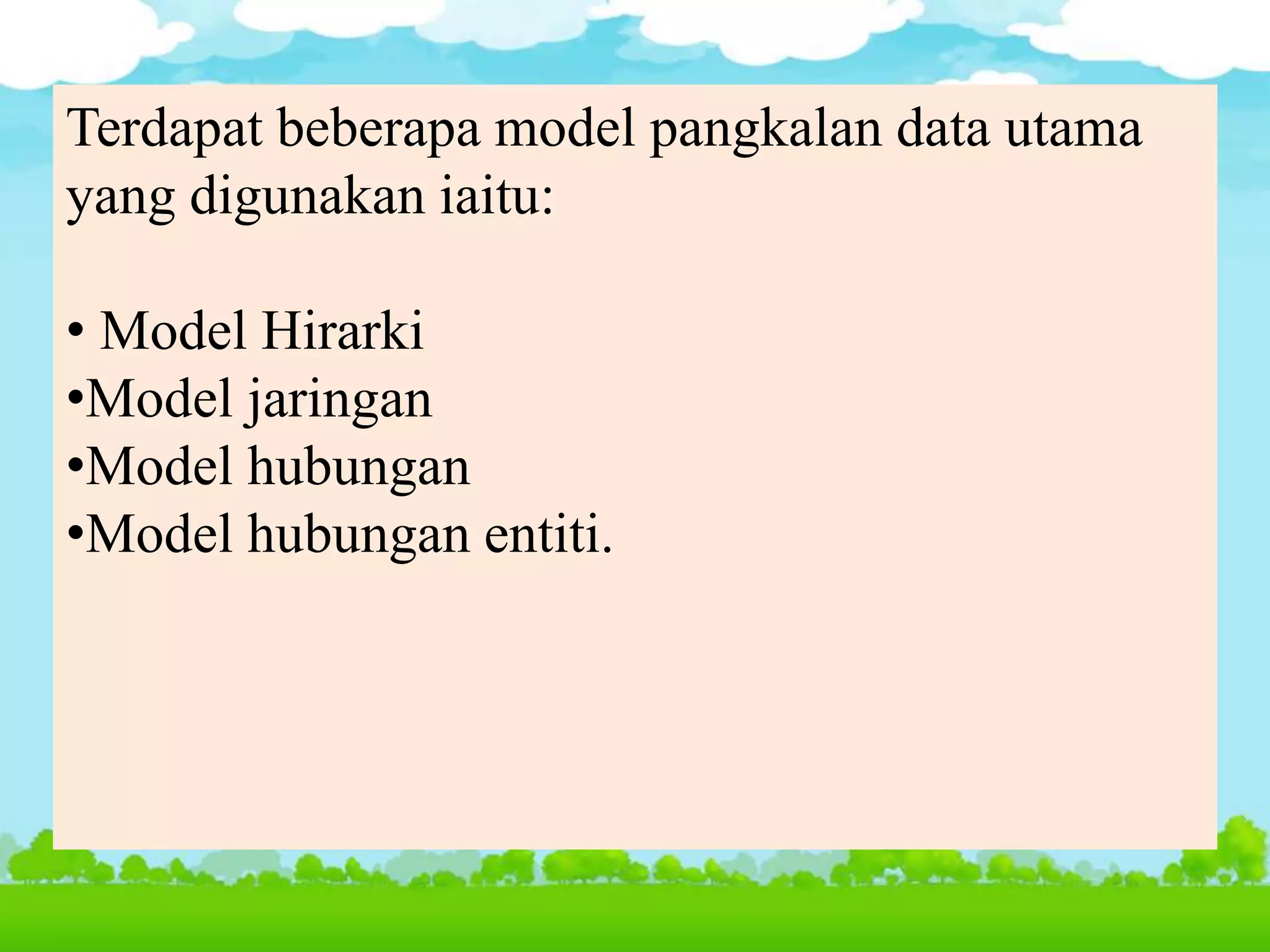 Reka bentuk dan model pangkalan data | PPTX