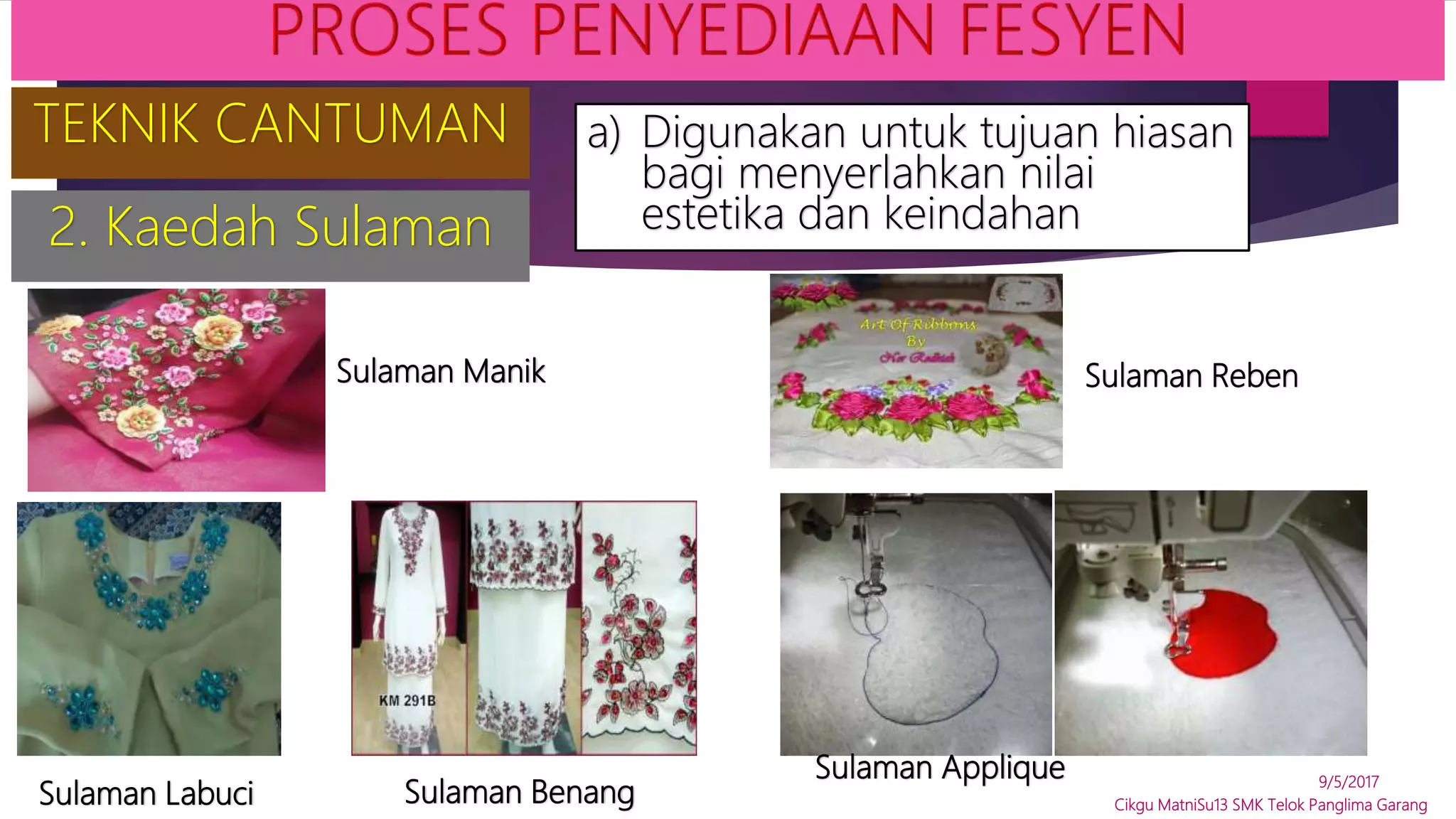 RBT T1 Definisi Reka Bentuk Fesyen | PPTX