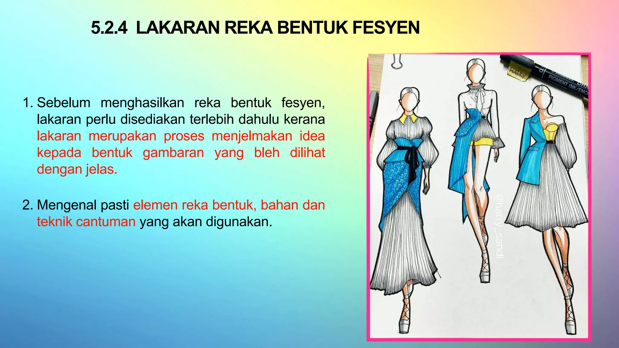 Reka bentuk fesyen rajeswari | PPTX