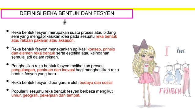 Reka bentuk fesyen rajeswari | PPT