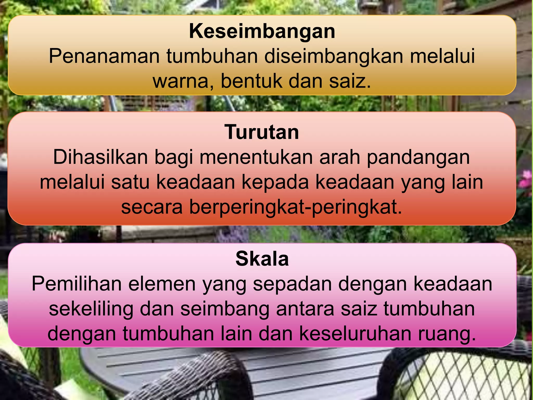 REKA BENTUK LANDSKAP PENDIDIKAN SENI VISUAL TINGKATAN 3 | PPTX