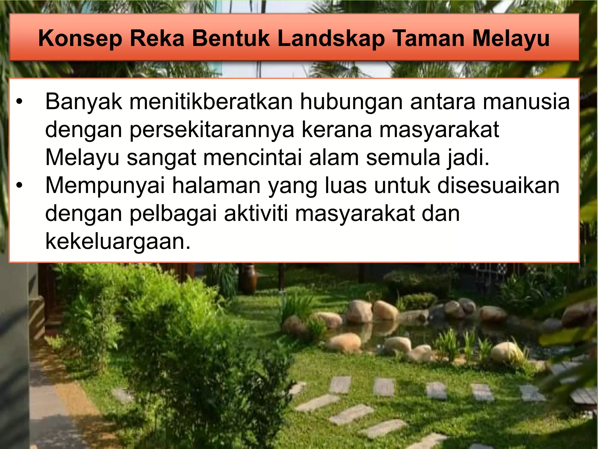 REKA BENTUK LANDSKAP PENDIDIKAN SENI VISUAL TINGKATAN 3 | PPTX