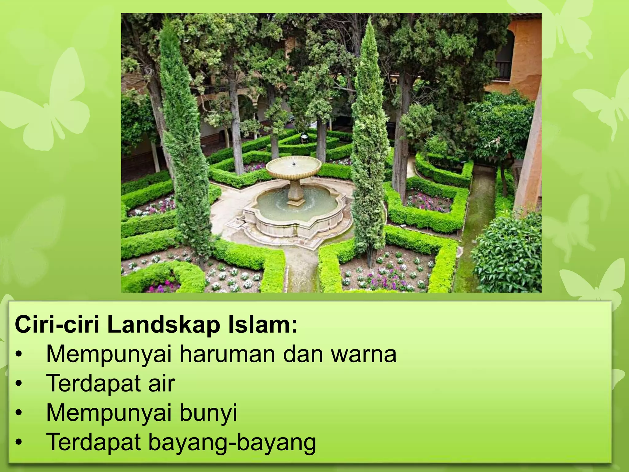 REKA BENTUK LANDSKAP PENDIDIKAN SENI VISUAL TINGKATAN 3 | PPTX