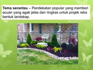 REKA BENTUK LANDSKAP PENDIDIKAN SENI VISUAL TINGKATAN 3 | PPTX