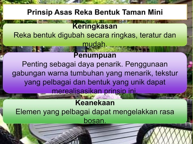 REKA BENTUK LANDSKAP PENDIDIKAN SENI VISUAL TINGKATAN 3 | PPTX