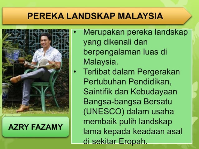 REKA BENTUK LANDSKAP PENDIDIKAN SENI VISUAL TINGKATAN 3 | PPTX
