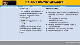Reka bentuk mekanikal | PPTX