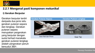 Reka bentuk mekanikal | PPTX