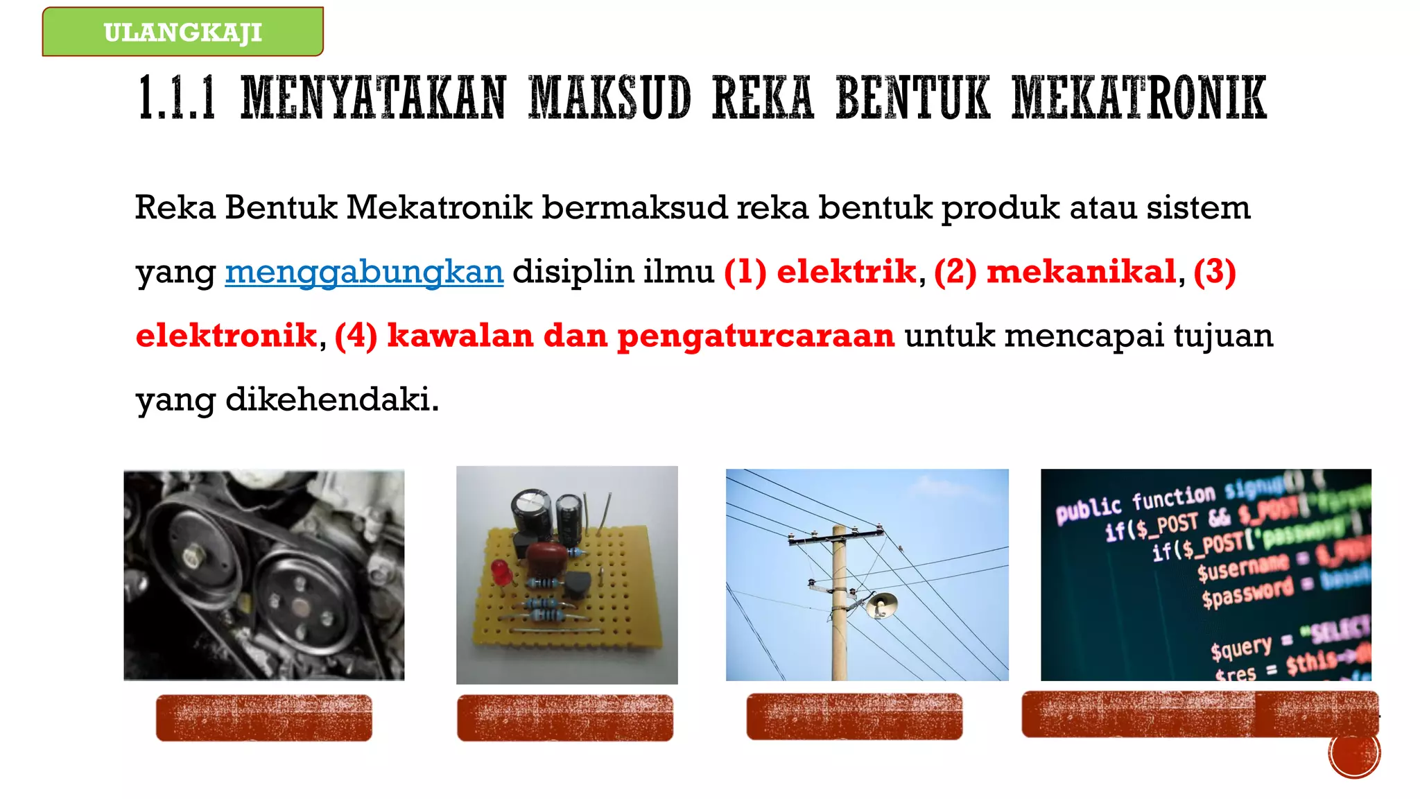 Reka bentuk mekatronik (1.1.3) | PDF