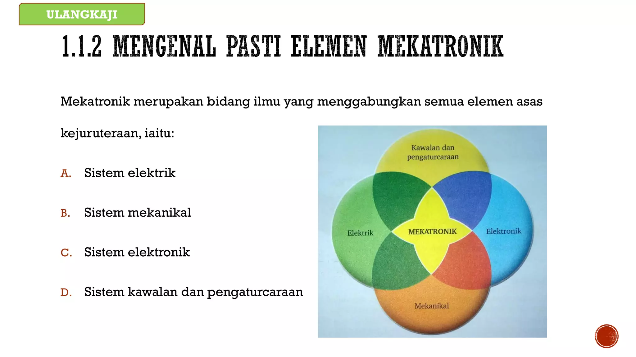 Reka bentuk mekatronik (1.1.3) | PDF