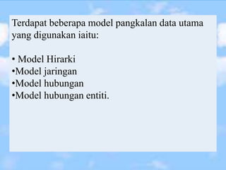 Reka bentuk pangkalan data | PPTX