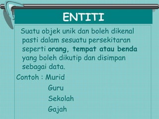 TMK Tahun 5 Rekabentuk pangkalan data | PPT