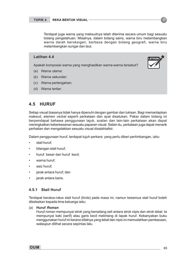 Reka bentuk visual | PDF