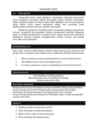 Rekacipta | PDF