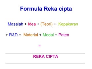 Rekacipta inovasi & kreativiti | PDF
