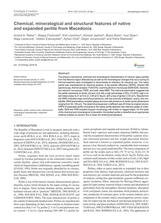 Chemical, mineralogical and structural features of native and expanded ...