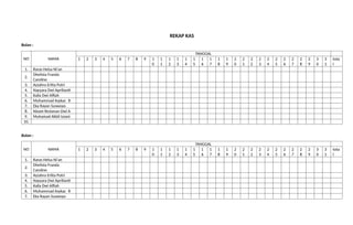 REKAP ABSENSI,BUKU TABUNGAN & KAS KELAS.docx