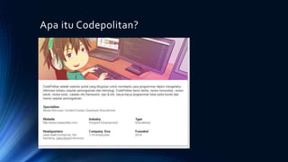 Rekayasa Web 1-Teknologi Website | PPT