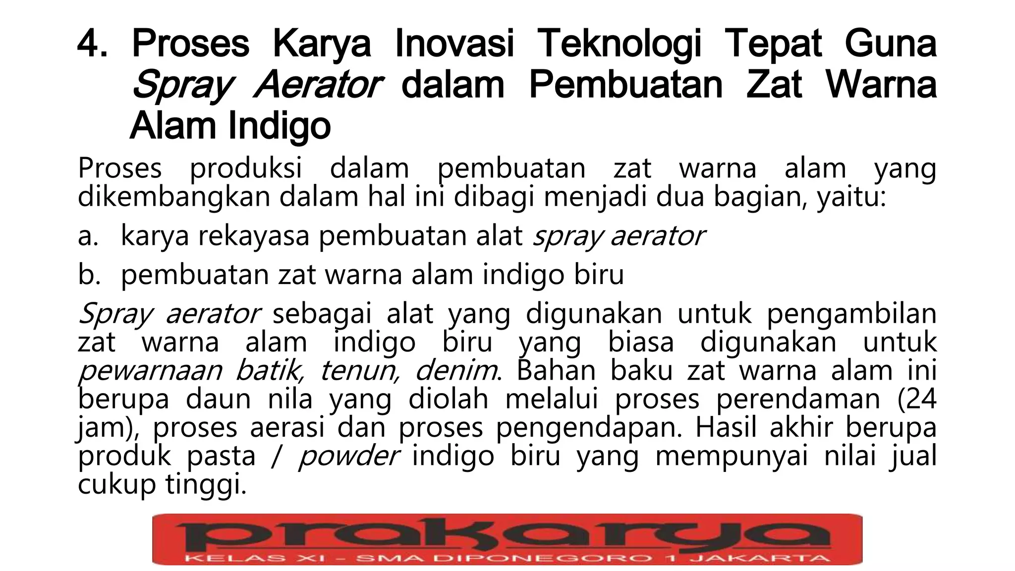 Rekayasa dan Kewirausahaan & Inovasi Teknologi Tepat Guna Spray Aerator ...