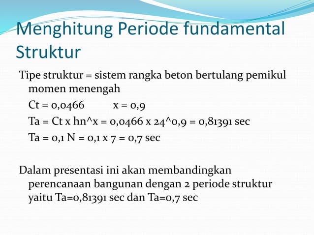 Menghitung Respon Spektrum Gempa | PPTX